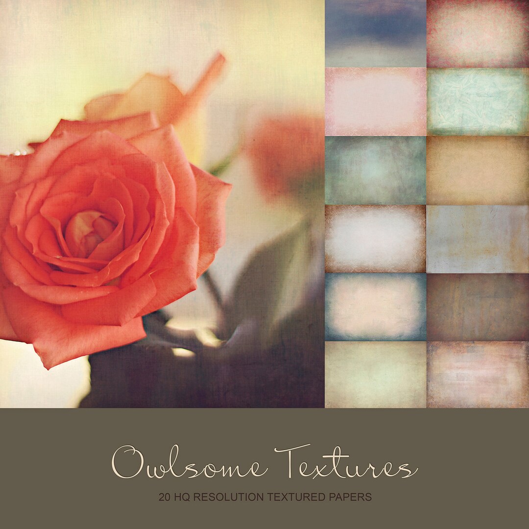 Digital Textures Paper Set "owlsome Textures" by Owlsome Moments - Etsy
