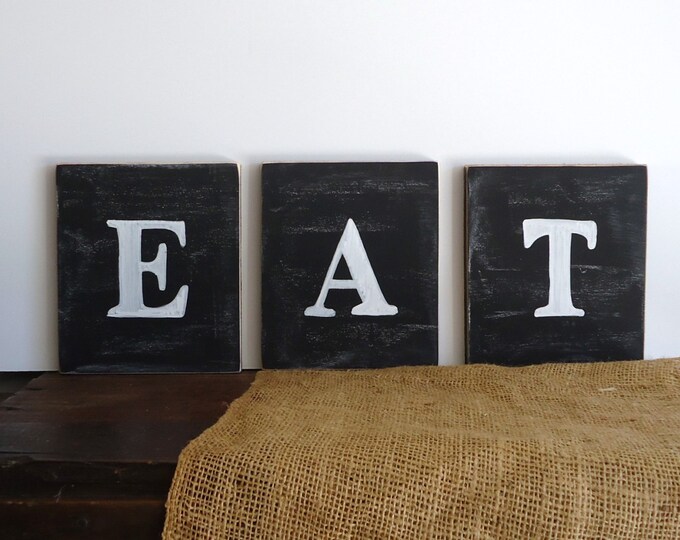 Eat Sign Farmhouse Kitchen Dining Room Wall Decor - Etsy