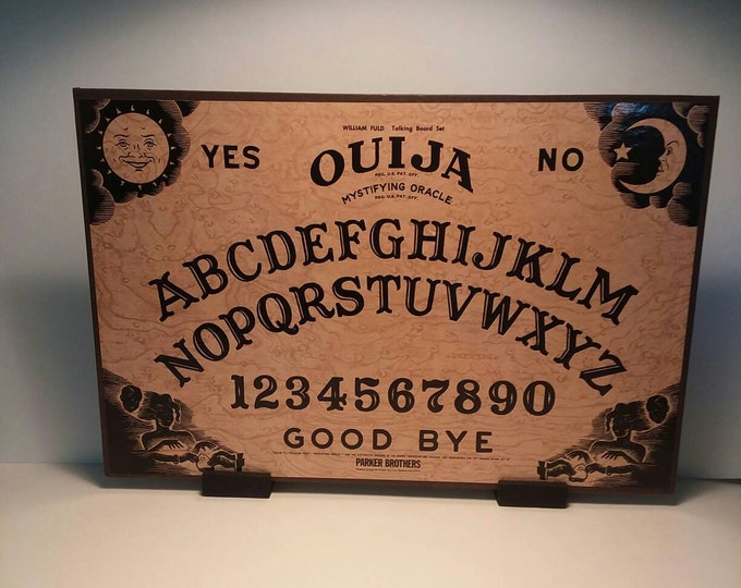 Real Ouija Board 16 Inch Spooky Séance Halloween Talking Spirit Board ...
