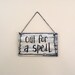 Door Sign, Witch, Out for a Spell, Office Humor, Haunted House ...