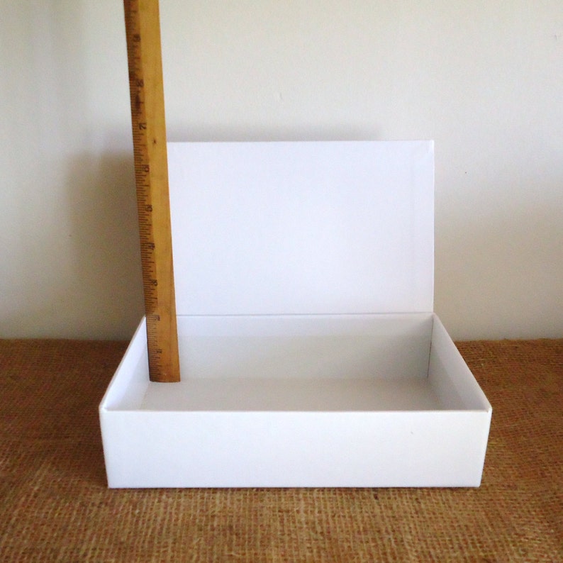 Cigar box 3 craft boxes plain pencil box blank white box | Etsy