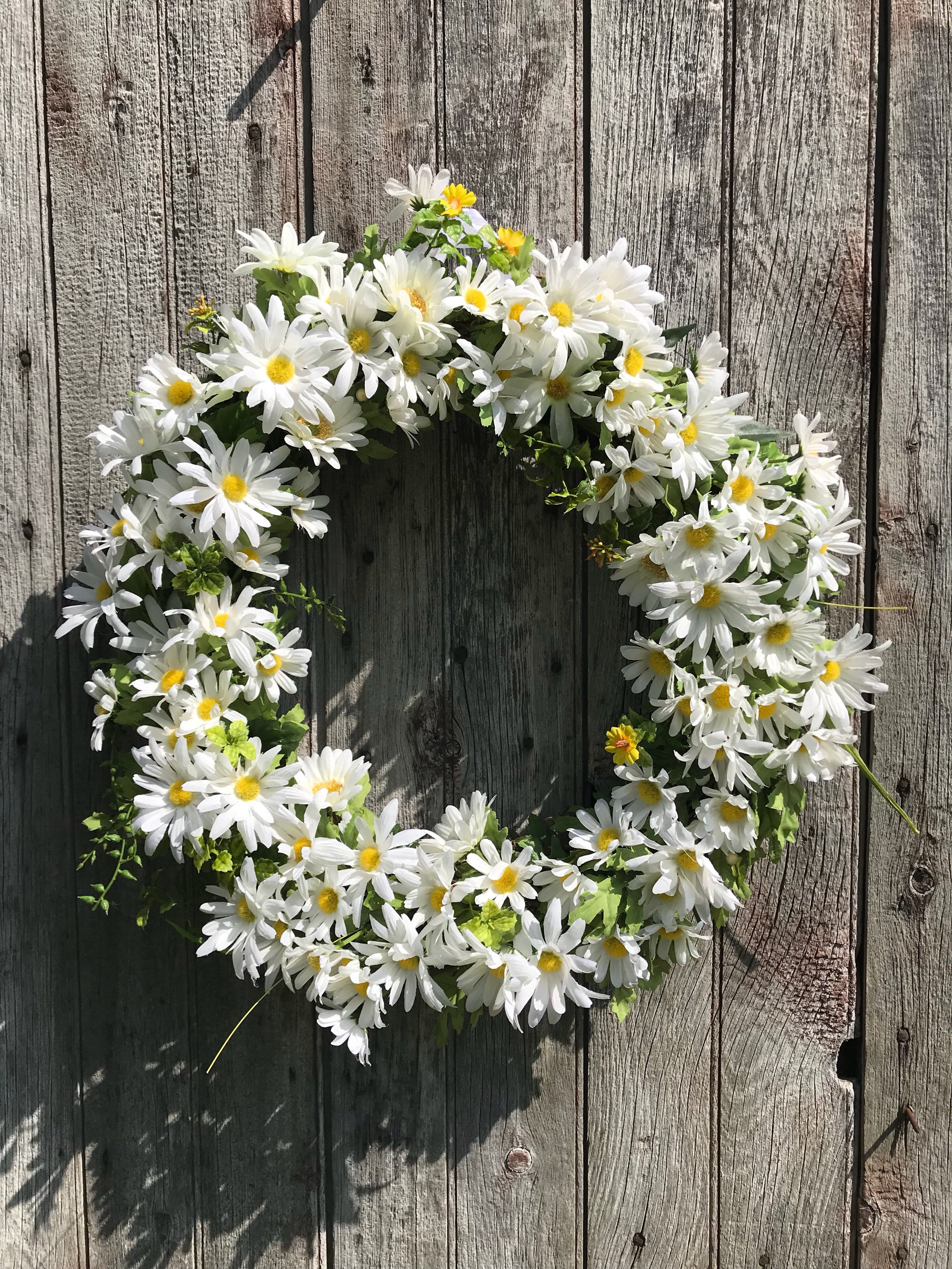 Daisy Wreath Summer Wreath Spring Wreath Front Door Wreath | Etsy