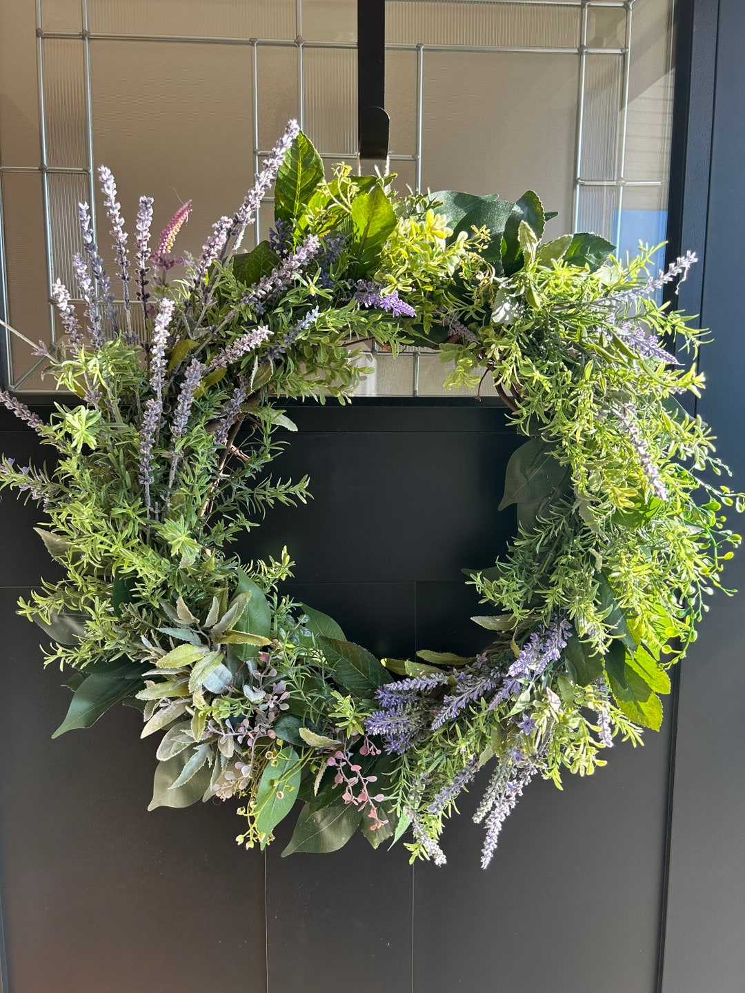 Lavender Wreath, Rosemary Wreath, Spring Wreath, Summer Wreath ...