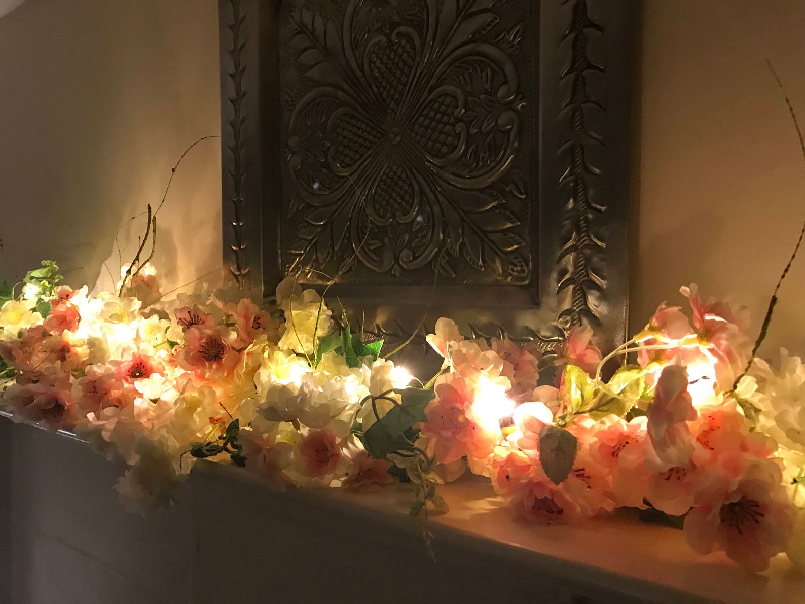 Spring Garland Cherry Blossom Garland Mantle Garland With | Etsy