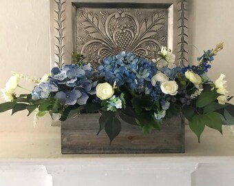 Blue centerpiece | Etsy