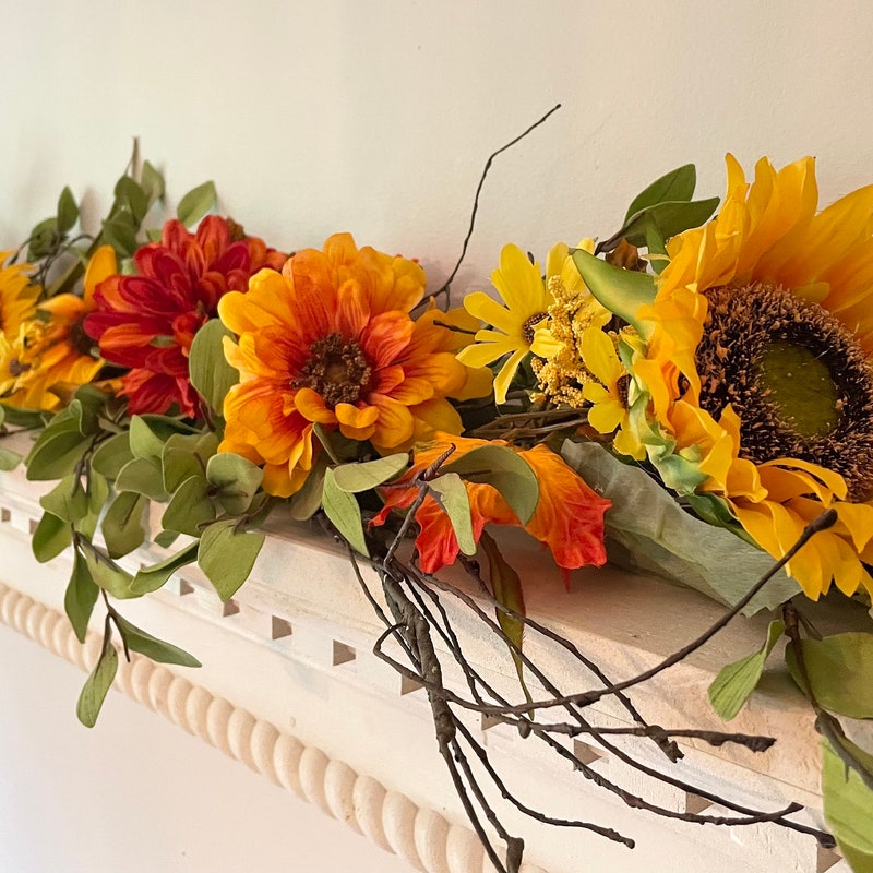 Sunflower Garland - Etsy