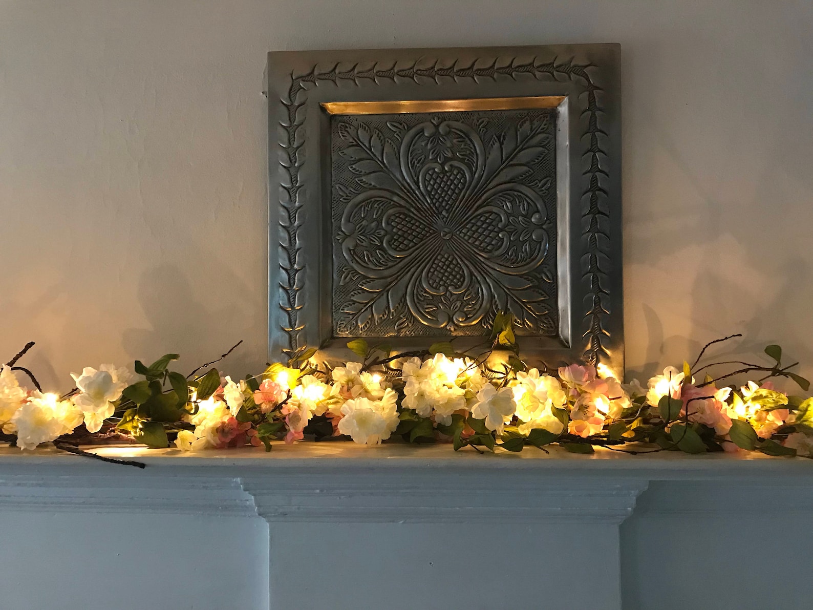 Spring Garland Cherry Blossom Garland Mantle Garland With - Etsy