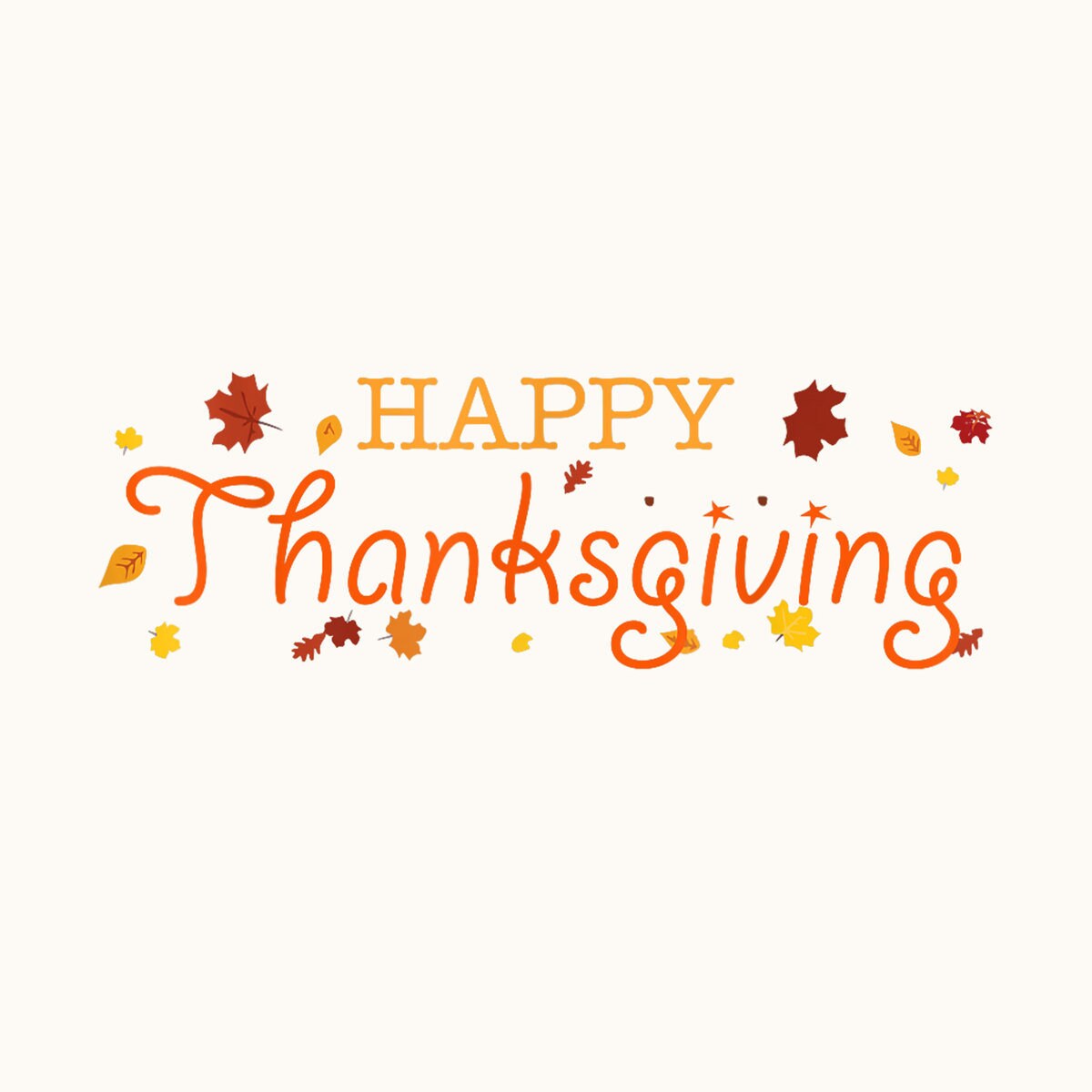 Cute Happy Thanksgiving Digital PNG - Etsy