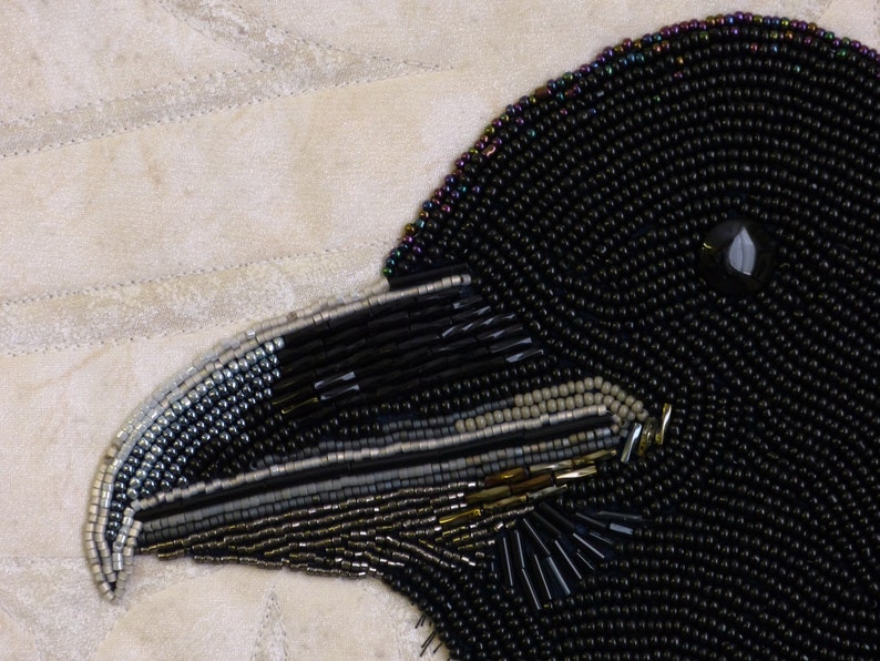 Night Watch- Heavily Beaded Art Quilt - Etsy