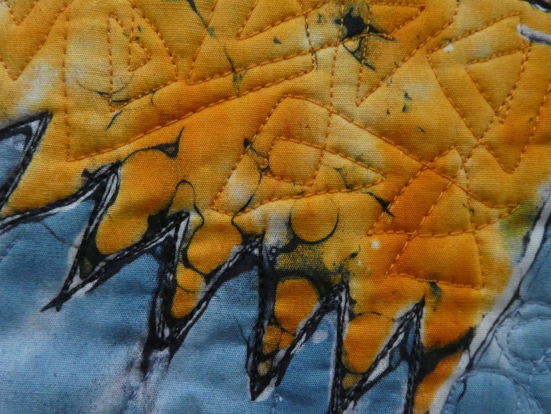 Sun and Moon Batik Art Quilt - Etsy