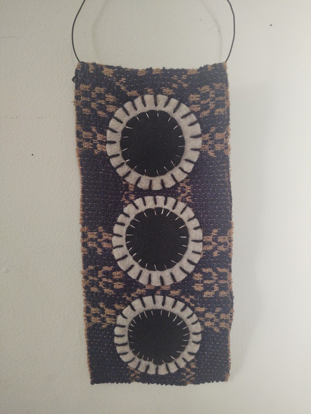 Antique 1900's Overshot Coverlet Wall Hanging Beaconhillcollect Antique ...