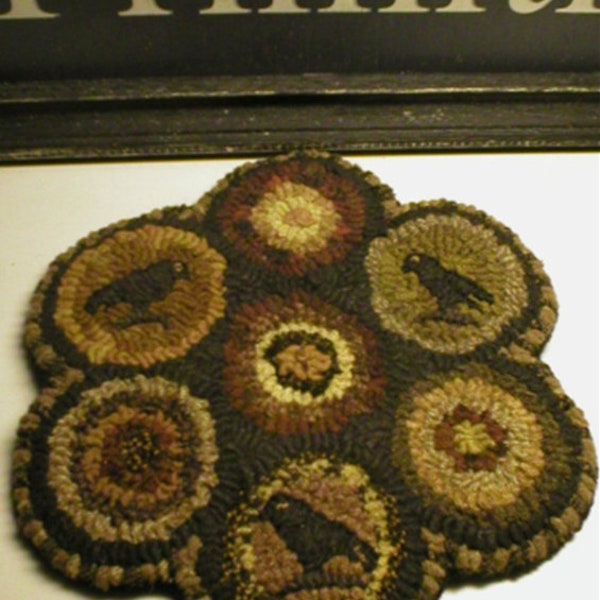 Primitive Hooked Rug - Etsy