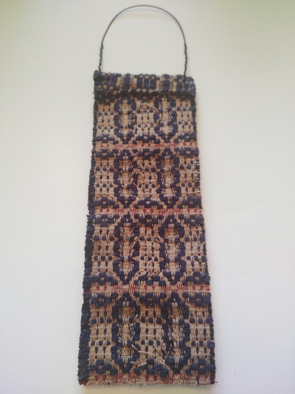 Antique 1900's Overshot Coverlet Wall Hanging - Etsy