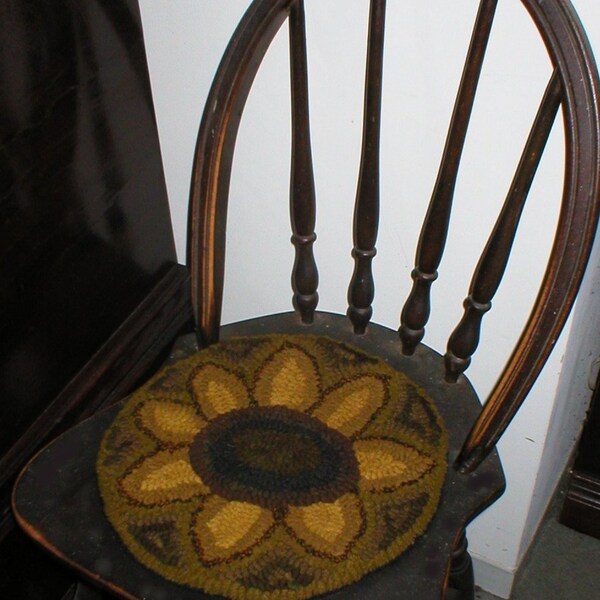 Hooked Chair Pads - Etsy