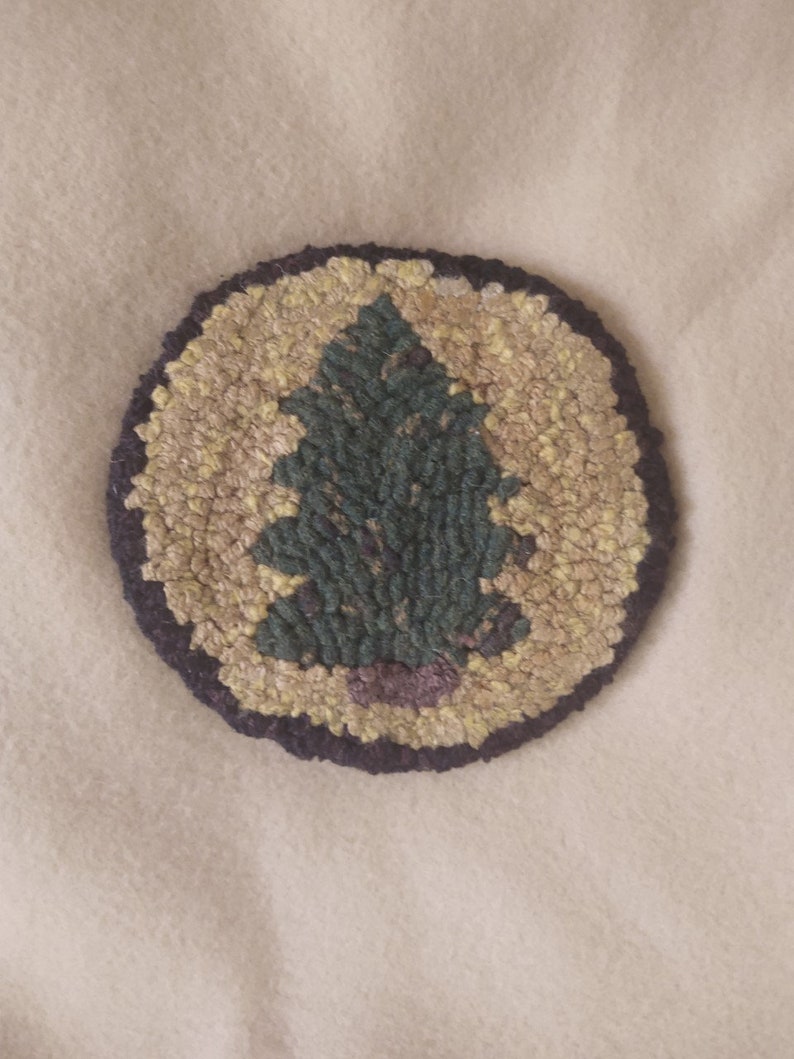 Hooked Rug New England Pine Tree Beaconhillcollect New England Pine ...