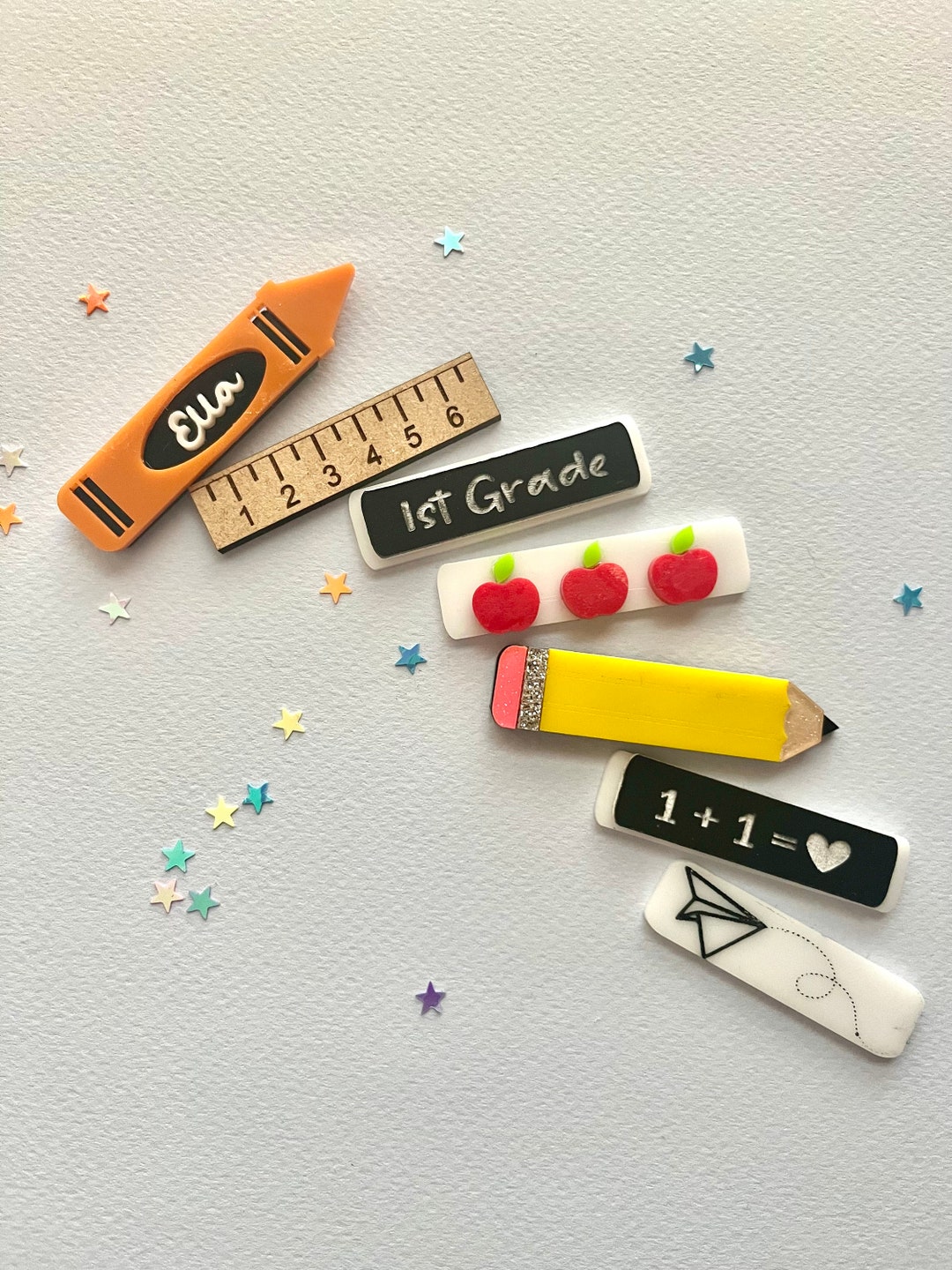 Back to School Clip, Alligator Clip - Etsy