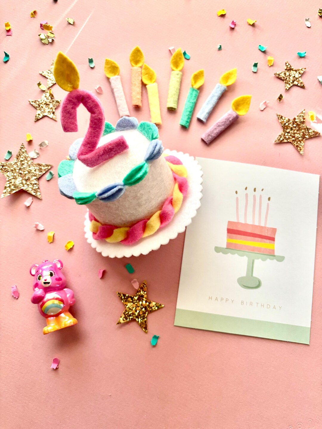 Happy Birthday to Me Cake Headband, Nylon, Alligator Clip or Standard ...