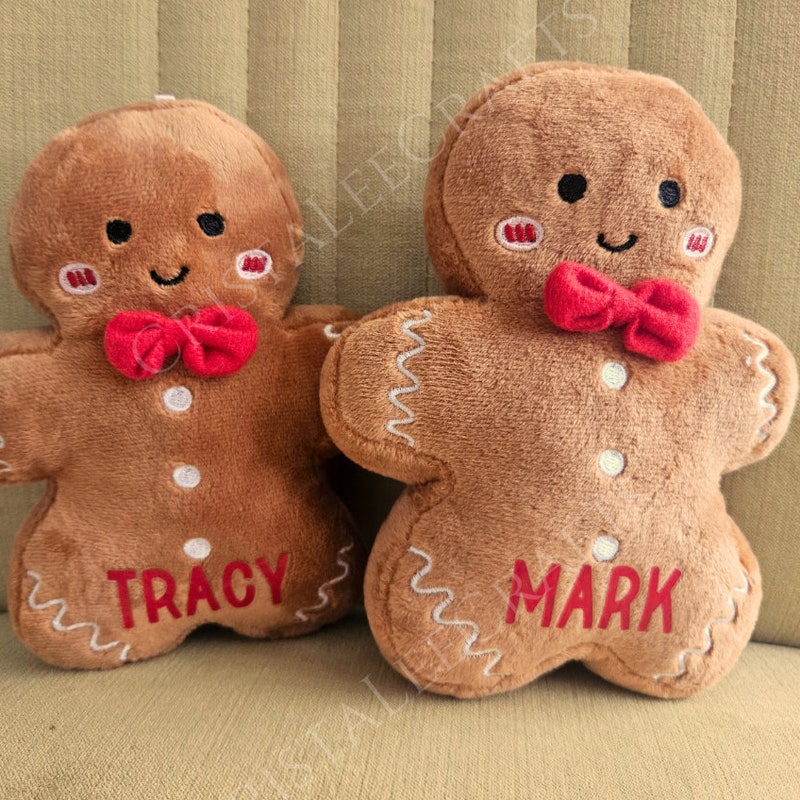 Stuffed Gingerbread Plush Doll - Etsy