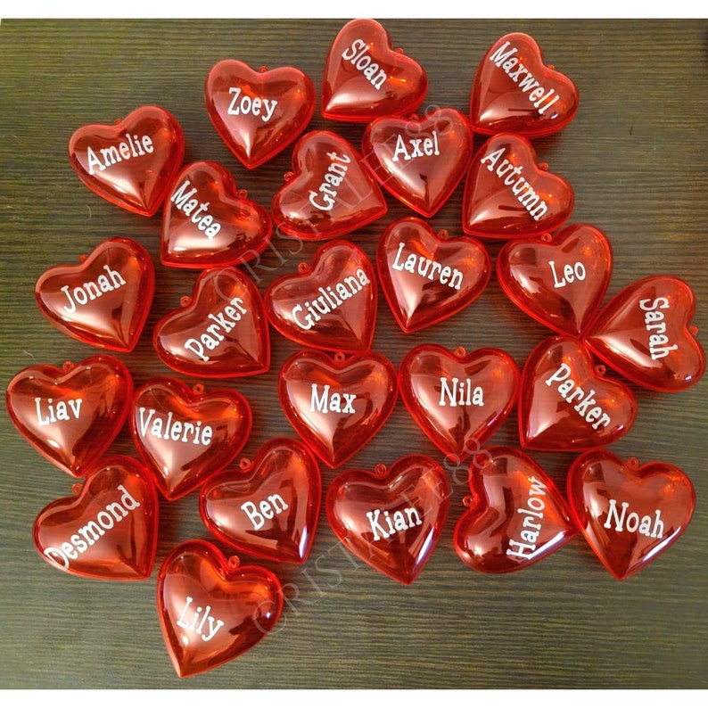 Fillable Heart Valentine's Day Favor Kid's Valentine Class Valentine ...