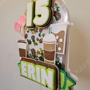 Coffee Party Decorations - Shaker Topper | Banner | Cupcale Topper ...