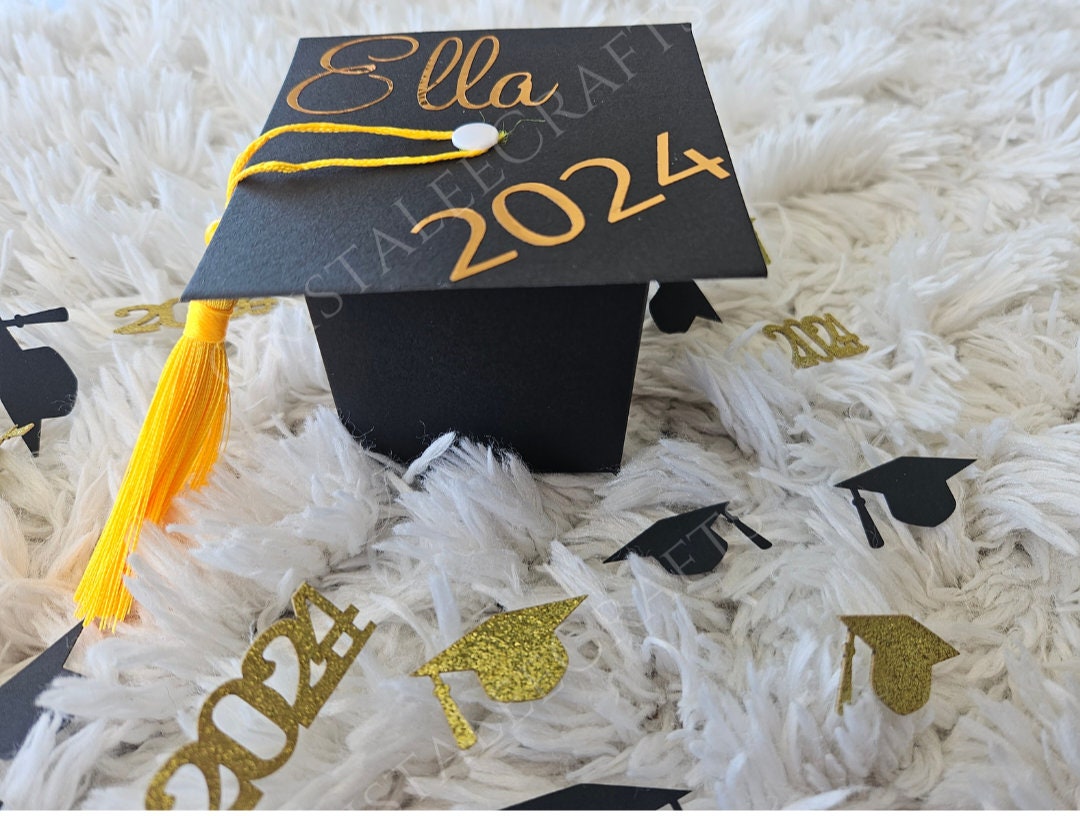 Personalized Graduation Cap Favor Box | Graduation | Class Graduation ...