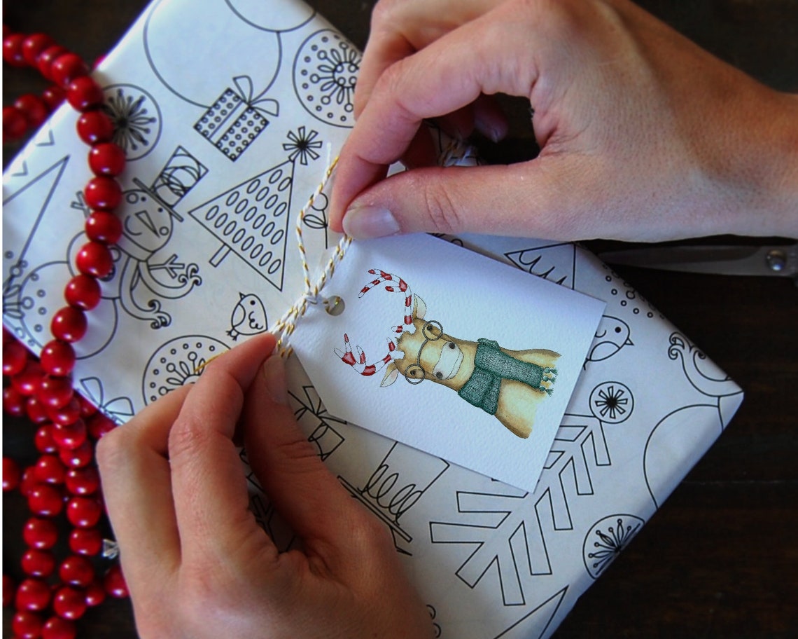 PRINTABLE Holiday Gift Tag DIY Gift Tags Instant Download - Etsy