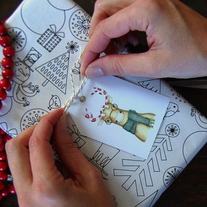 PRINTABLE Holiday Gift Tag DIY Gift Tags Instant Download by Kristy ...
