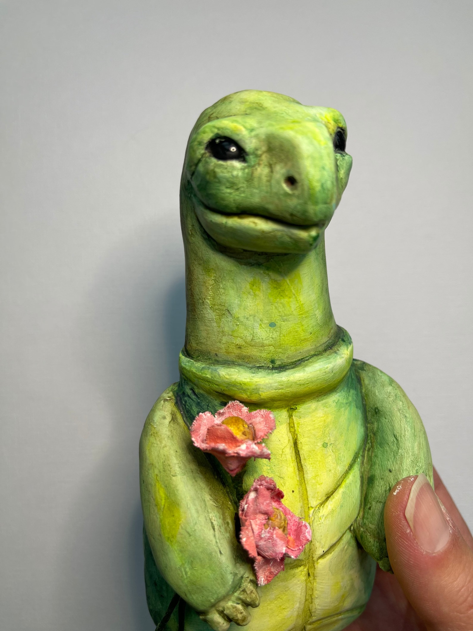 Turtle Clay Animal Sculpture Animal Nature Nursery Decor - Etsy