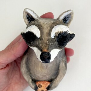 Raccoon Sculpture Wall Hanging ready to ship Woodland | Etsy