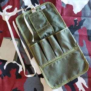 Reproduction WWII Toiletry Roll / Wash and Hygiene Grooming Kit (empty ...
