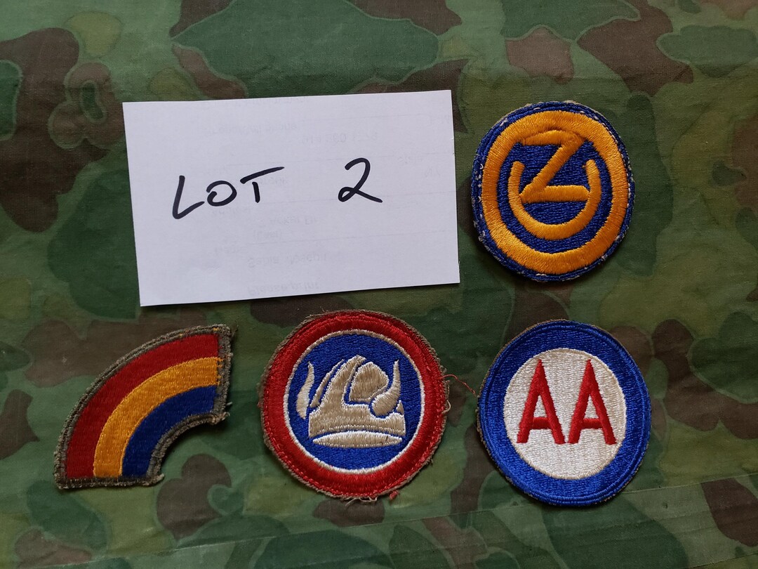 WWII Military Patches lot 2 - Etsy