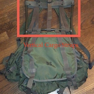 Reproduction Vertical Cargo Straps for Vietnam Era Lightweight Rucksack ...