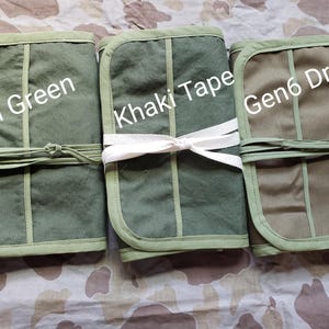 Reproduction WWII Toiletry Roll / Wash and Hygiene Grooming Kit (empty ...