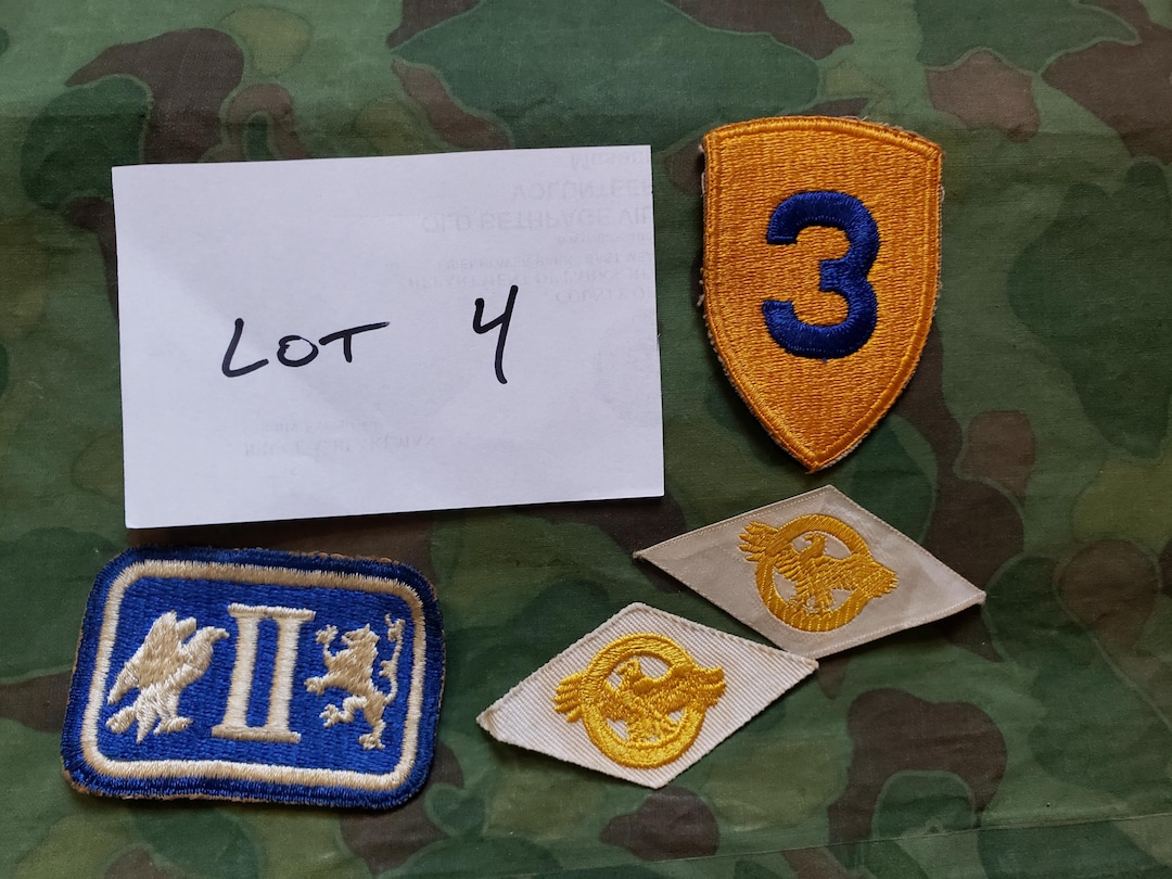 WWII Military Patches lot 4 - Etsy