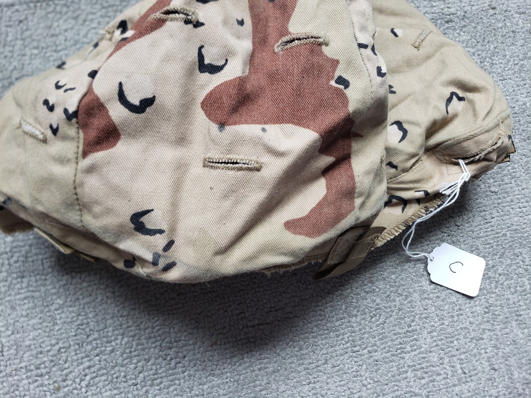 Desert Storm Camouflage PASGT Kevlar Helmet Cover, Xs-small, 1986 Dated ...