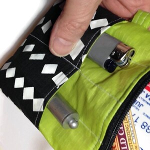 EDC, Every Day Carry Zipper Pouch, Upcycled Pocket Organizer, Stash ...