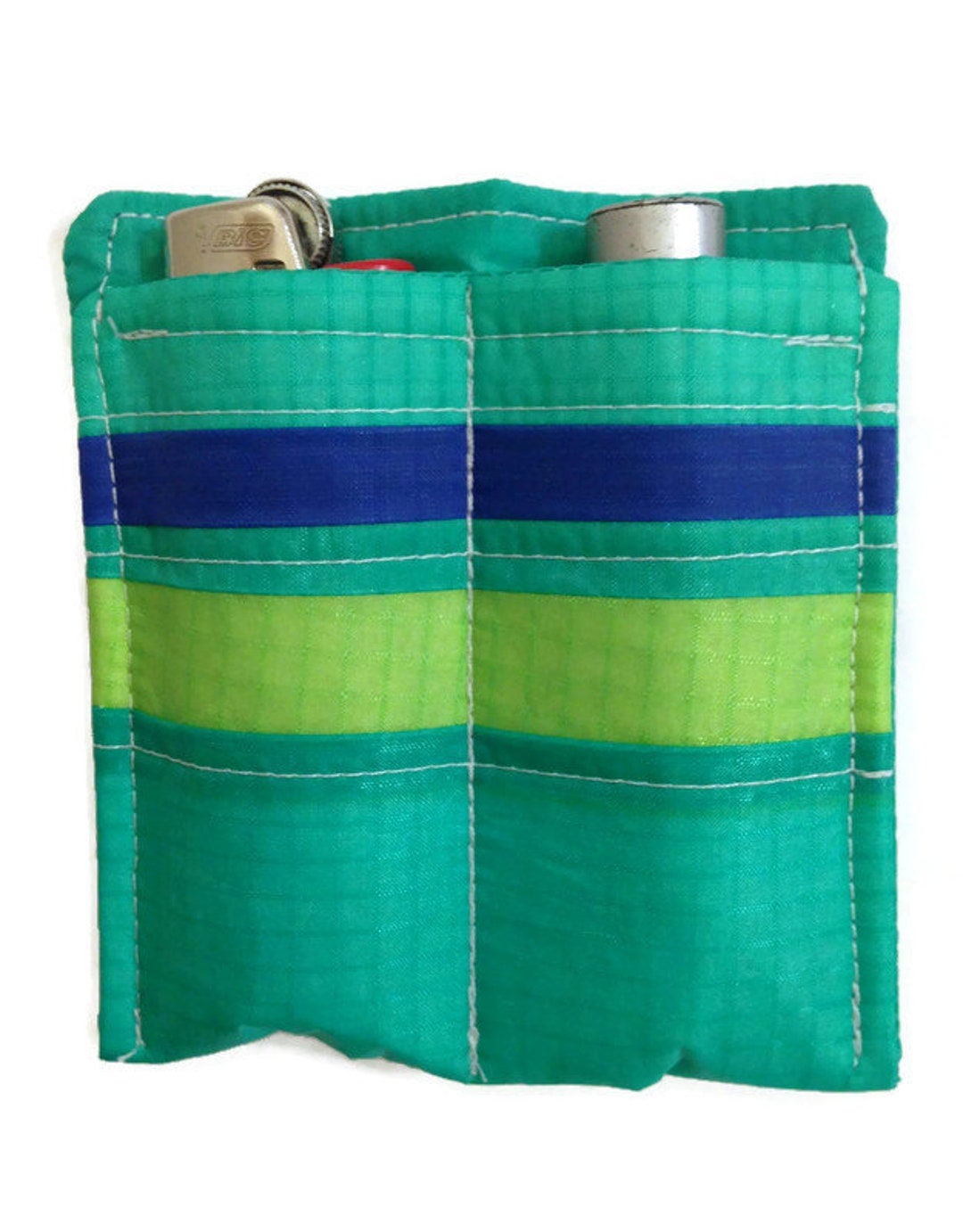 EDC, Emerald Every Day Carry, Striped Pocket Organizer, Pocket Carry ...