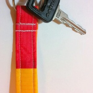 Key Fob, Recycled Paraglider Key Fob, Vegan Fabric Keychain, Recycled ...