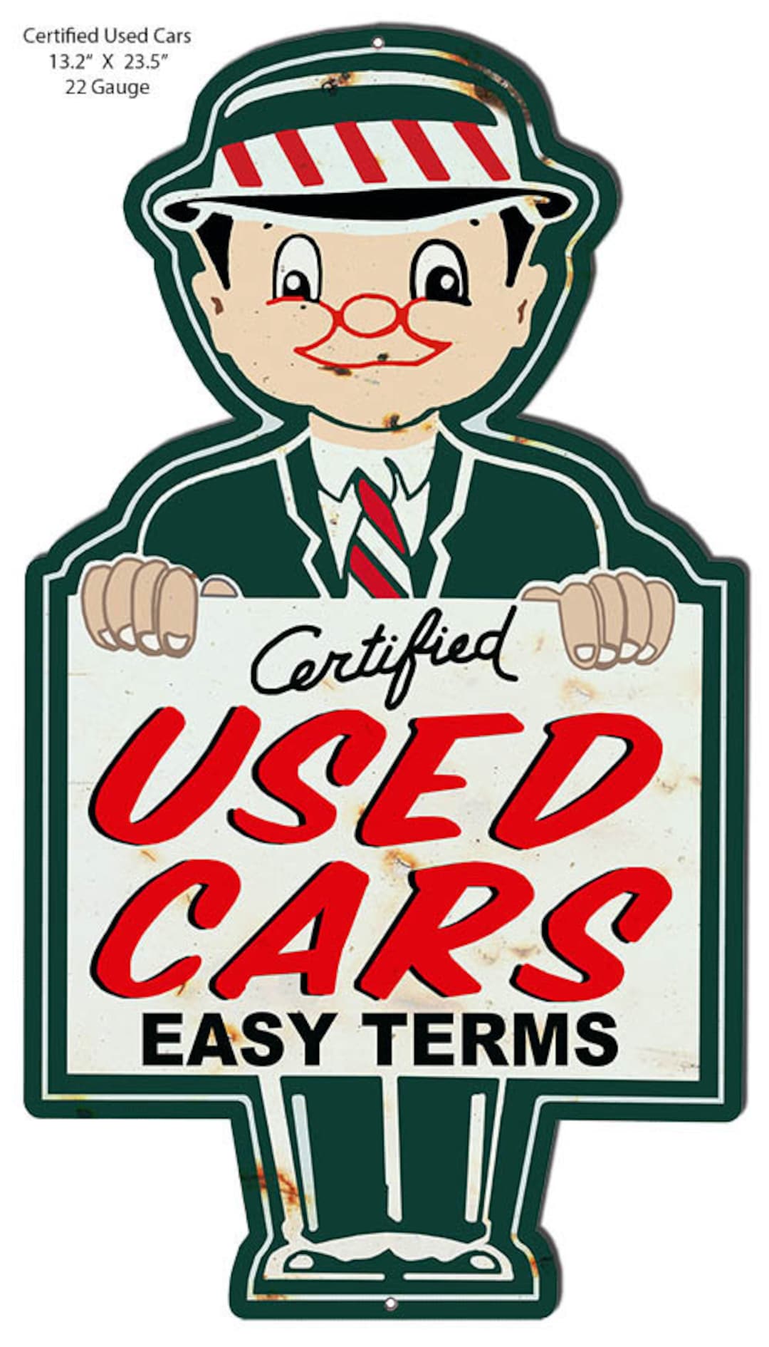 Vintage Style Metal Sign Used Cars Man Cave / Man Cave Decor / Garage ...
