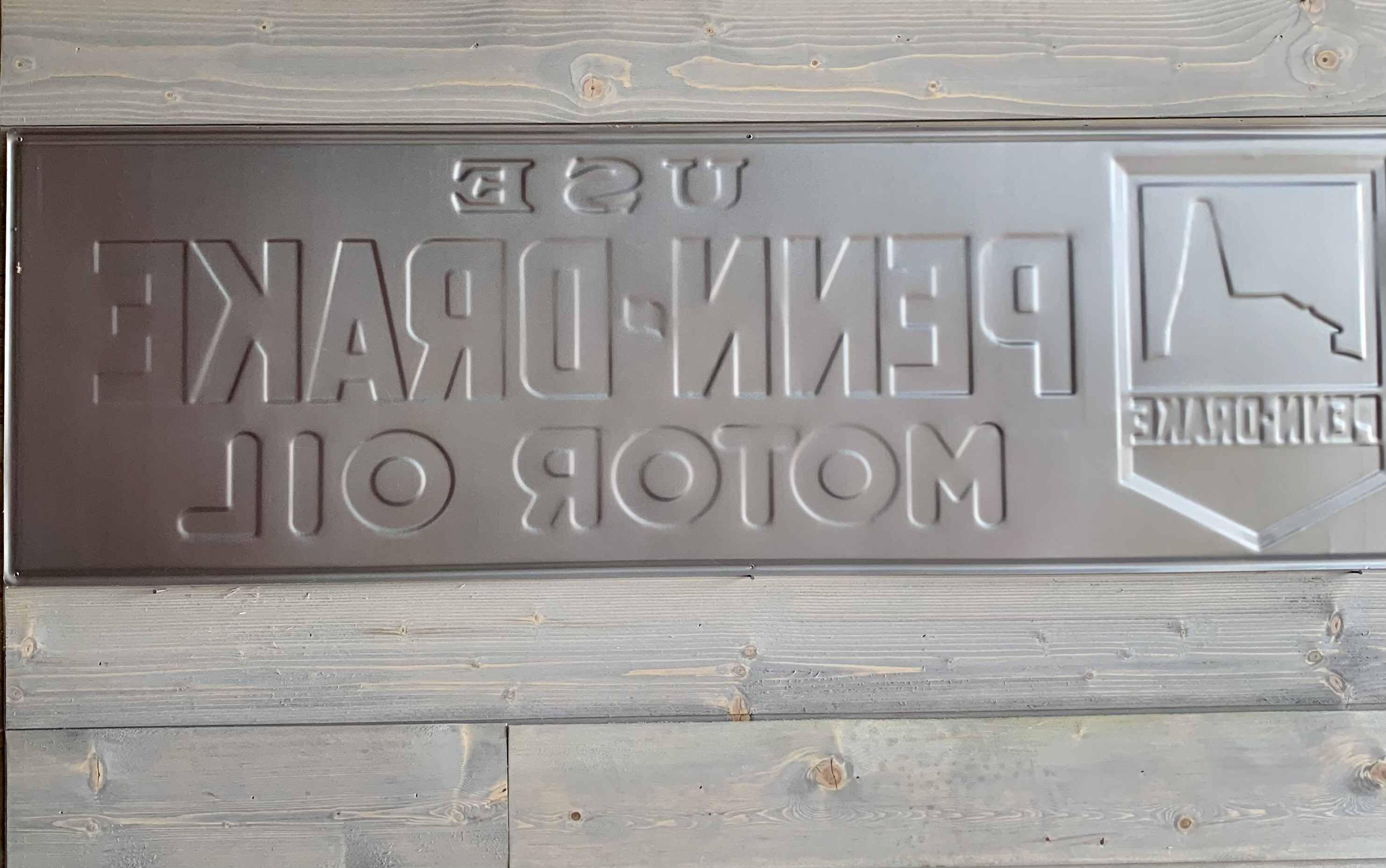 Antique Reproduction Vintage Style STEEL Sign Penn Drake Oil - Etsy