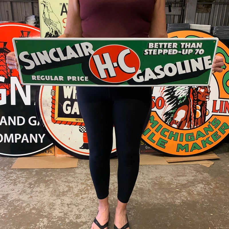 Antique Sinclair Sign - Etsy