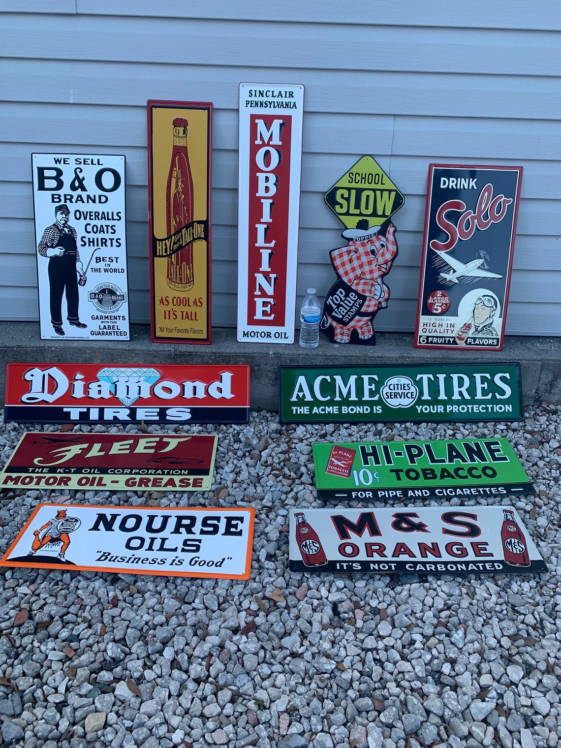Vintage Antique Style Metal Signs Mix/match Any 4 Sign Gas Oil Soda ...