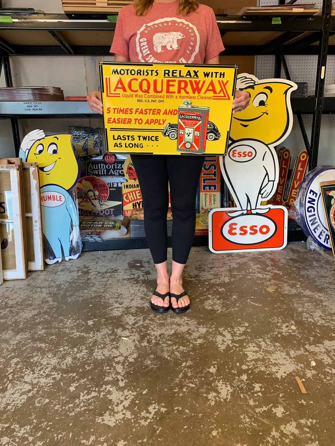 Vintage Antique Style Metal Sign Lacquerwax Car Wax Made in USA - Etsy