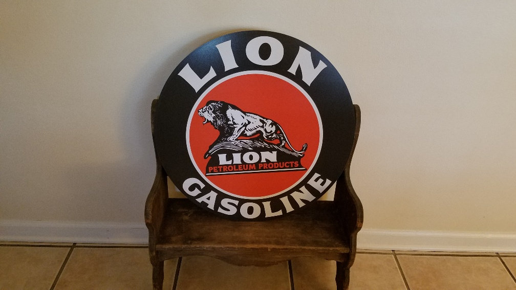 Lion Oil Gas Signs On Ebay