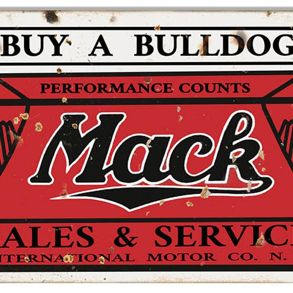 Mack Trucks Sign - Etsy