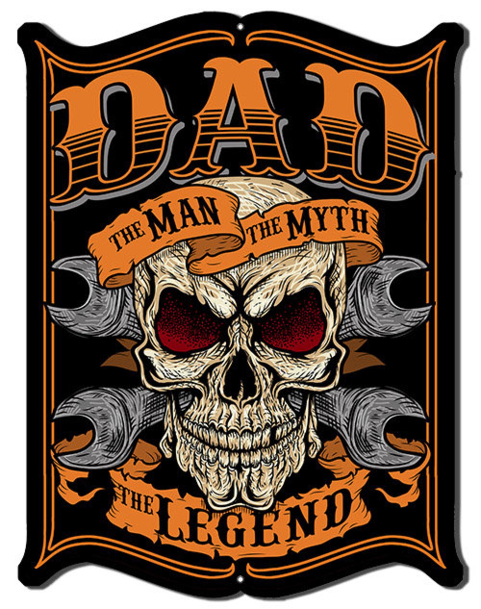 VINTAGE ANTIQUE Style Metal Sign Dad Man Myth Legend 14x18 - Etsy