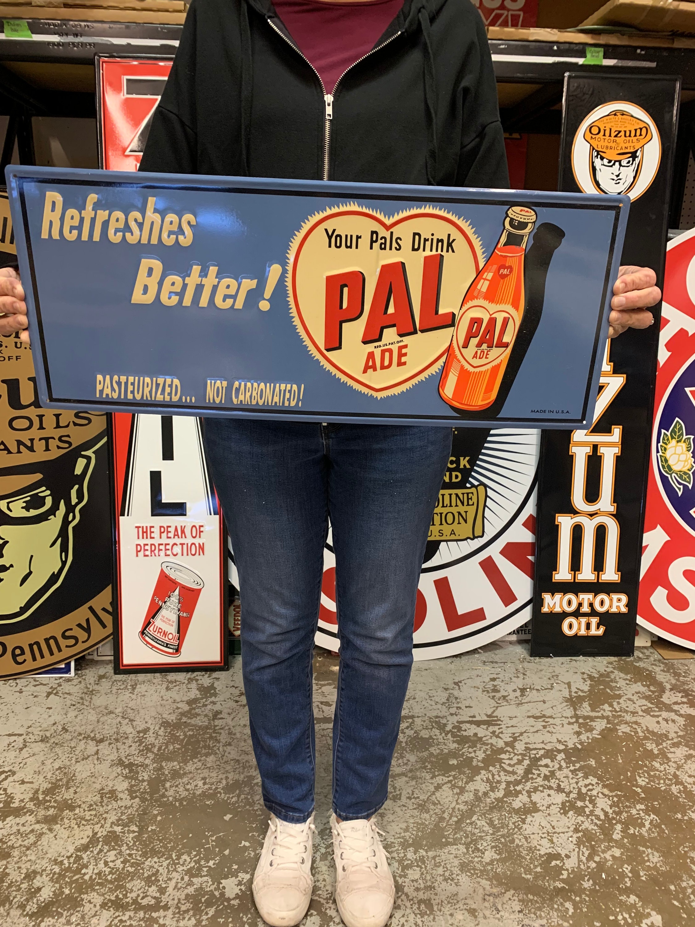 Vintage Antique Style Soda Sign Pal Ade - Etsy