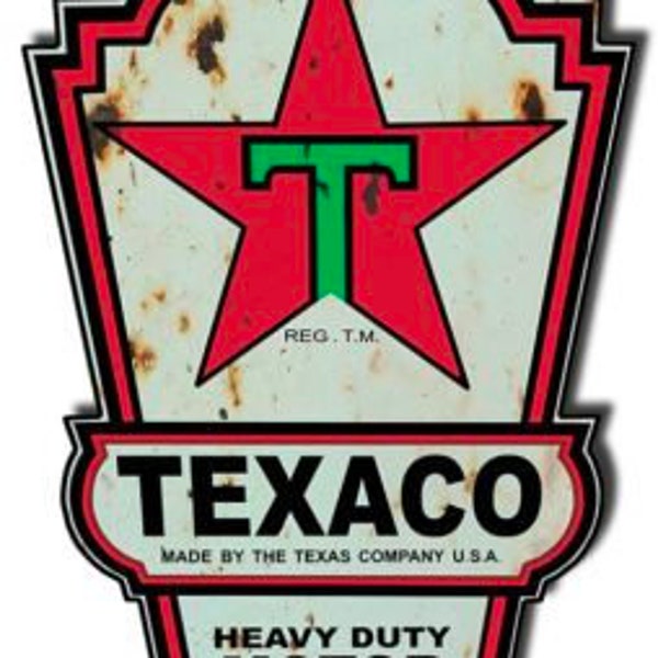 Vintage Texaco Sign - Etsy