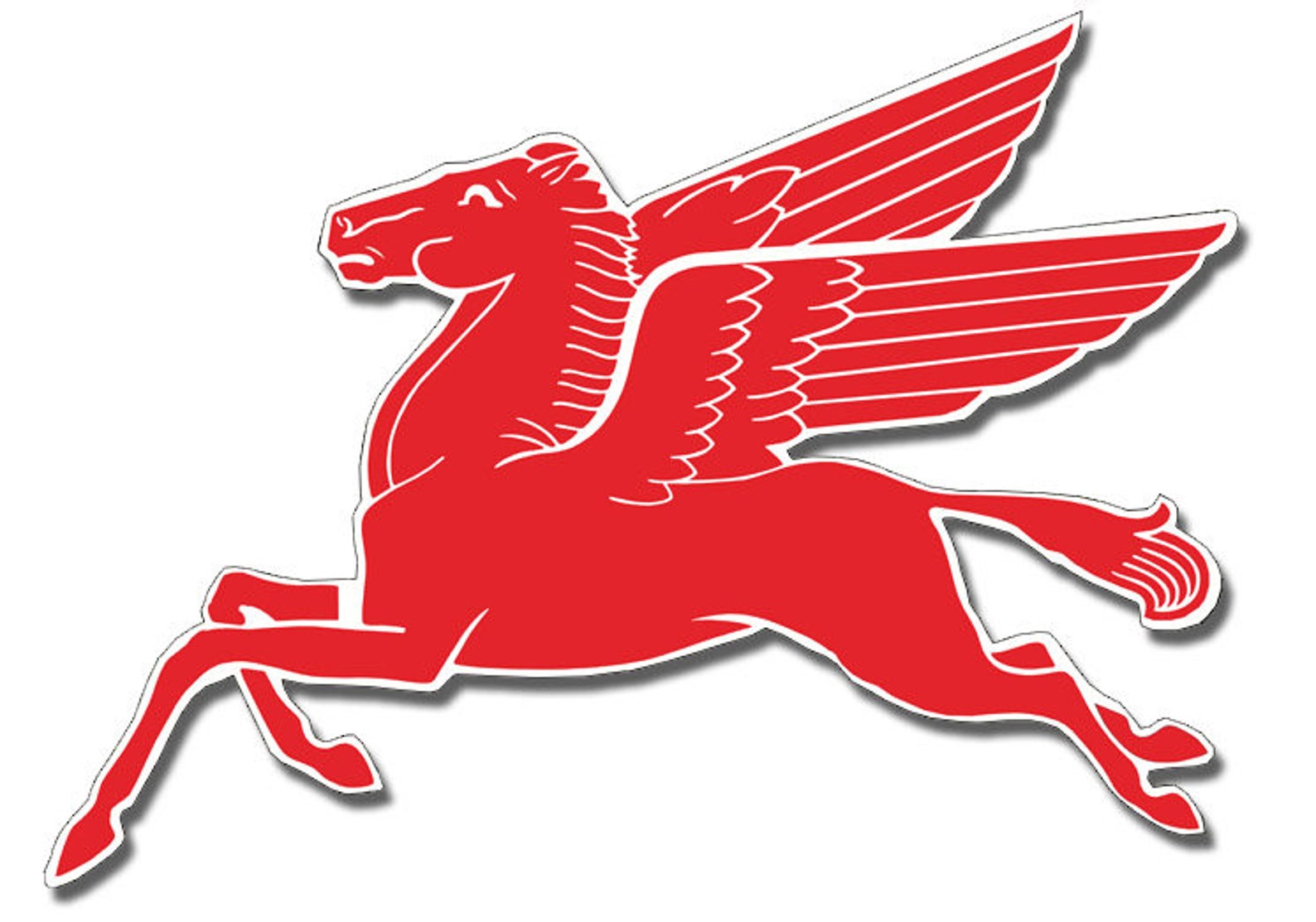 Vintage Style Sign Steel Flying Horse Pegasus 35" X 25" - Etsy