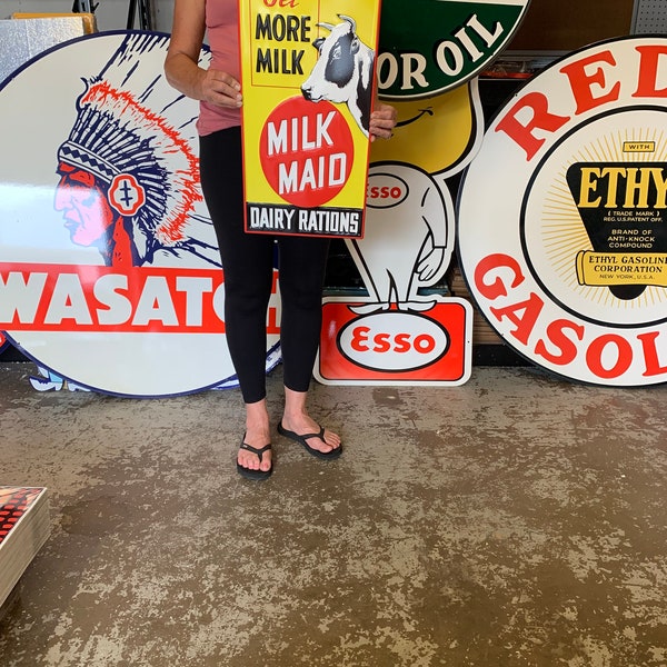 Vintage Dairy Sign - Etsy